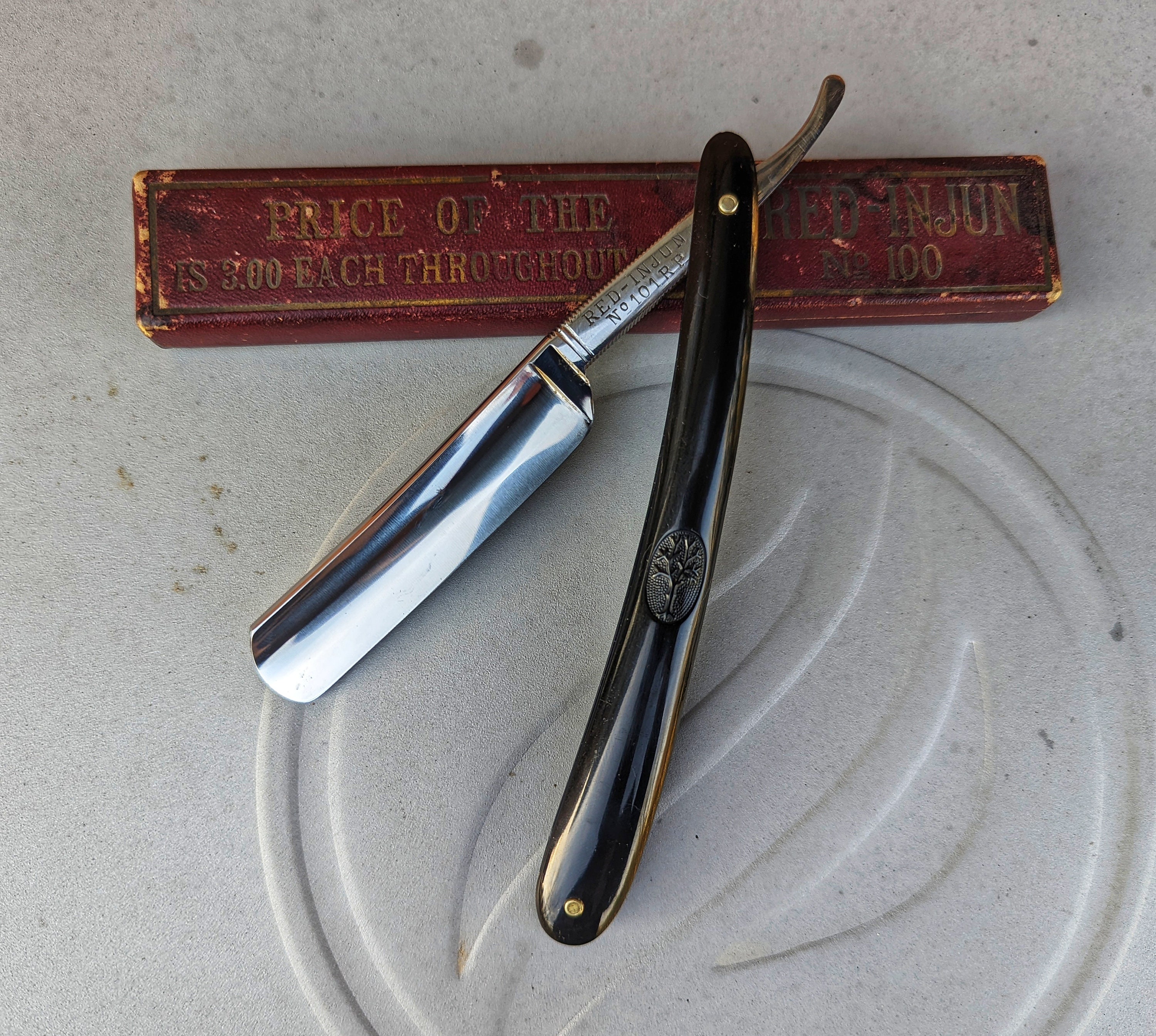 NOS German Boker Straight razor - Supreme Quality No 101 - Vintage ...