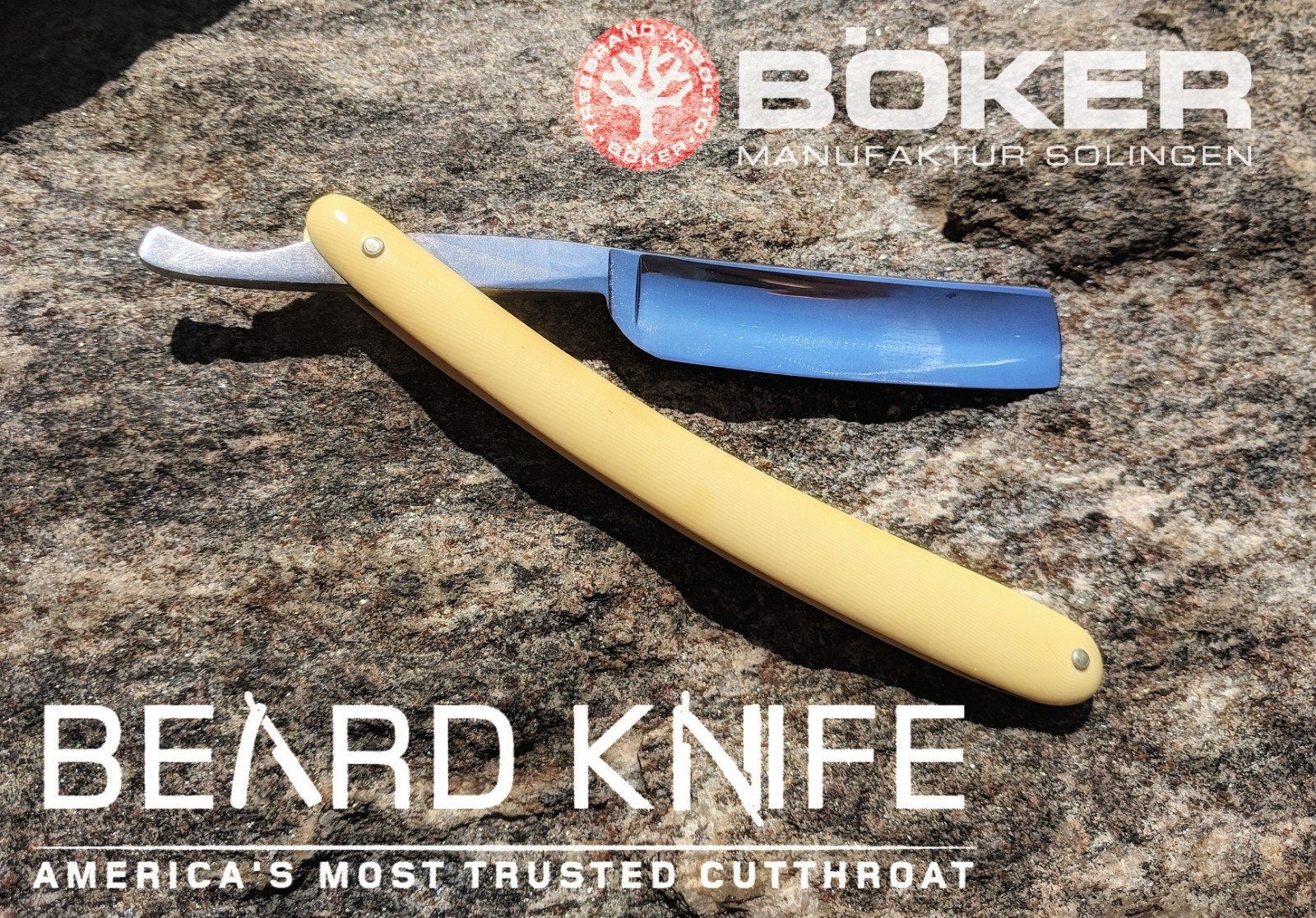 Boker King Cutter Rare Vintage Shave Ready Straight Razor Cutthroat ...