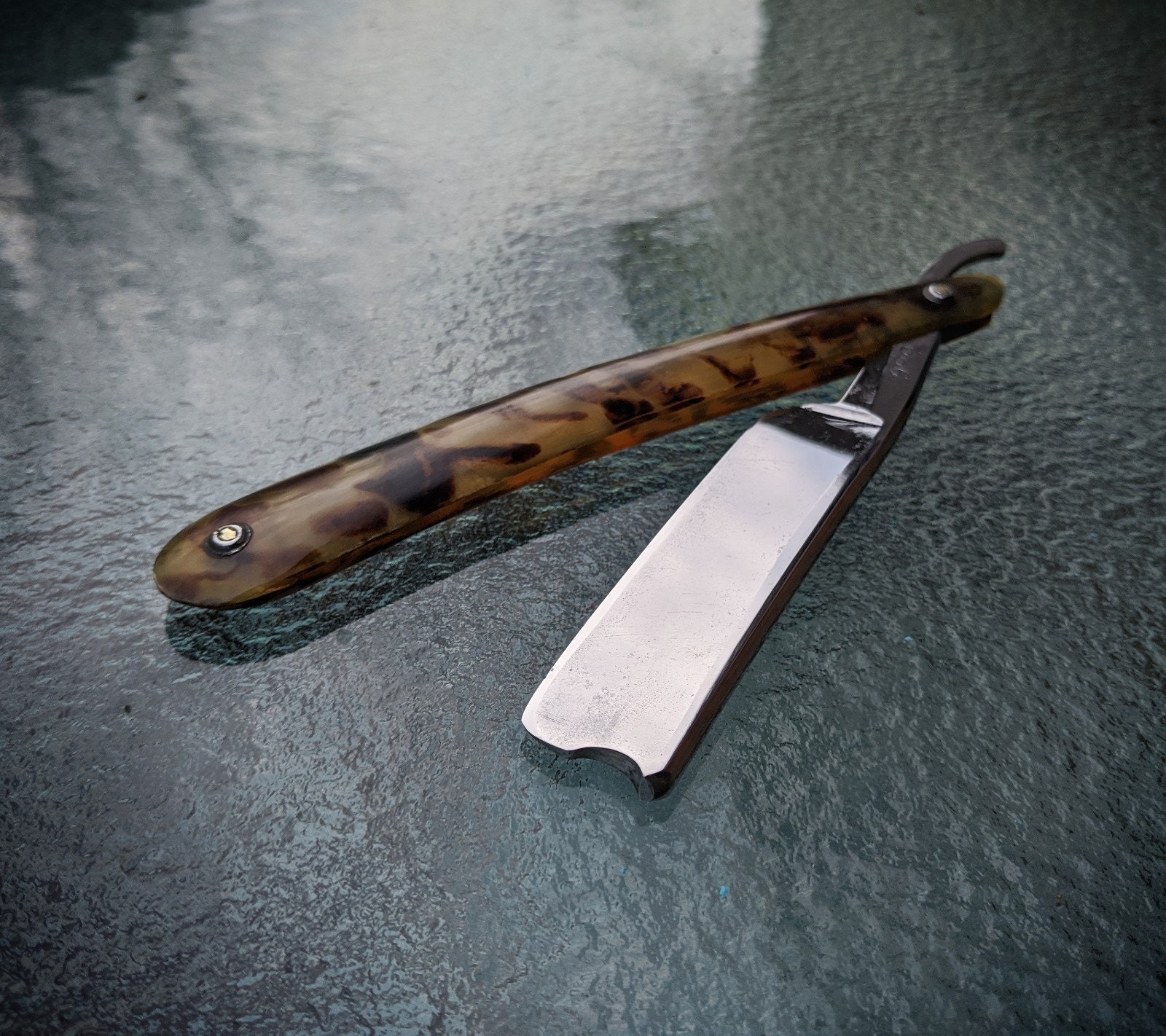 Rare Antique henry sears & son Diamond Steel straight razor shave ready