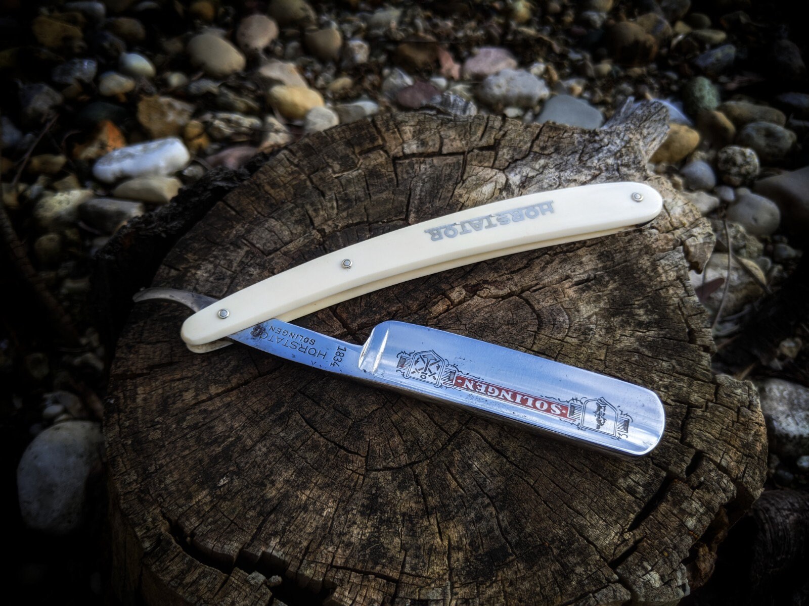 Rare 1834 Horstator Solingen germany Straight Razor