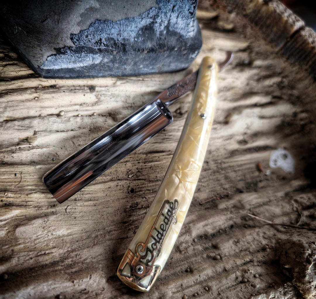 Dubl Duck Goldedge Vintage Straight Razor Shave Ready - Etsy