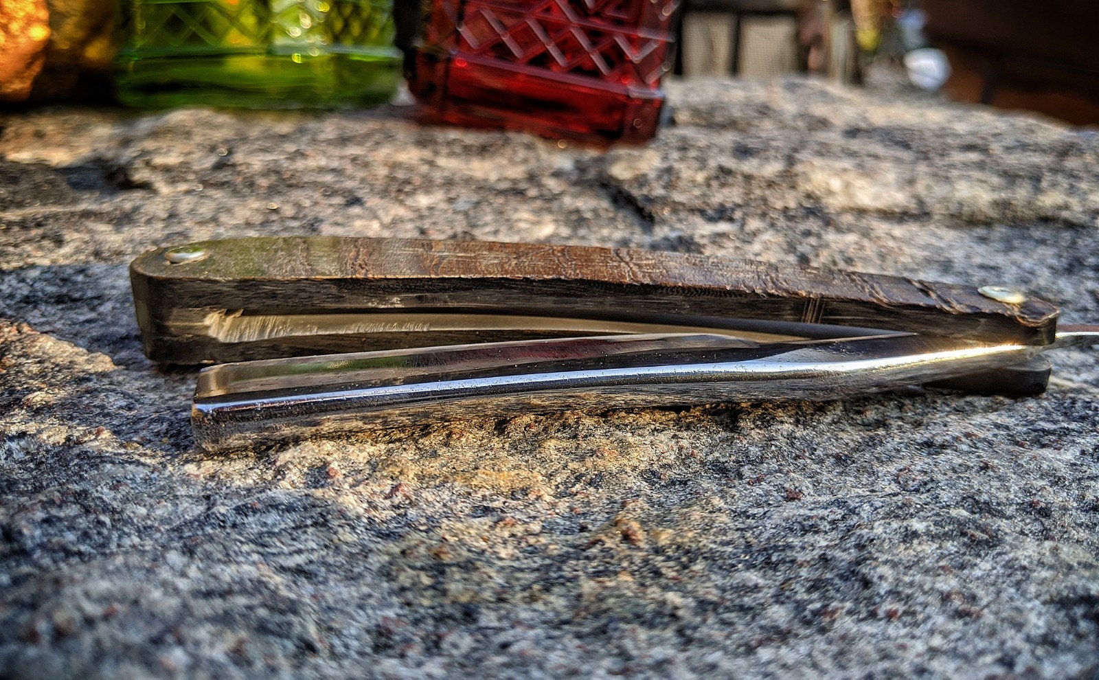 Rustic Wade and Butcher Wedge Straight Razor 13/16