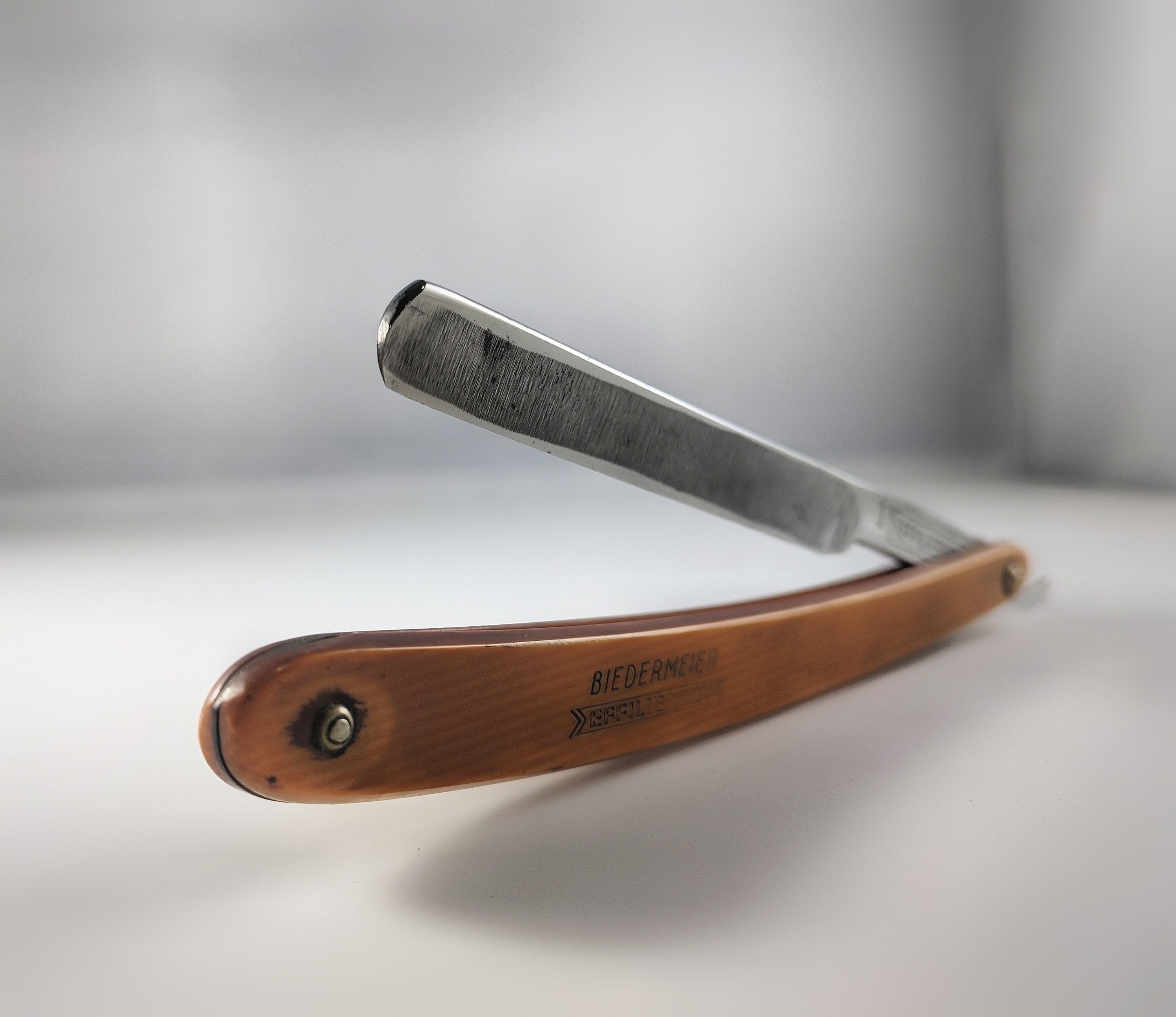 Rare 1 Effilierboy solingen germany straight razor biedermeier