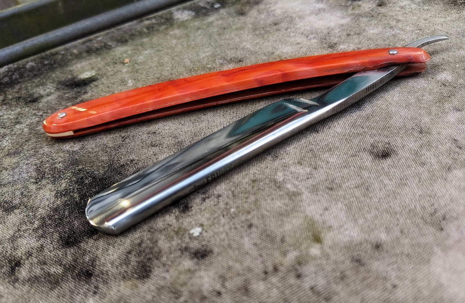 Vintage Vintage Ornate Regal Straight Razor chicago Cutlery German 5/8