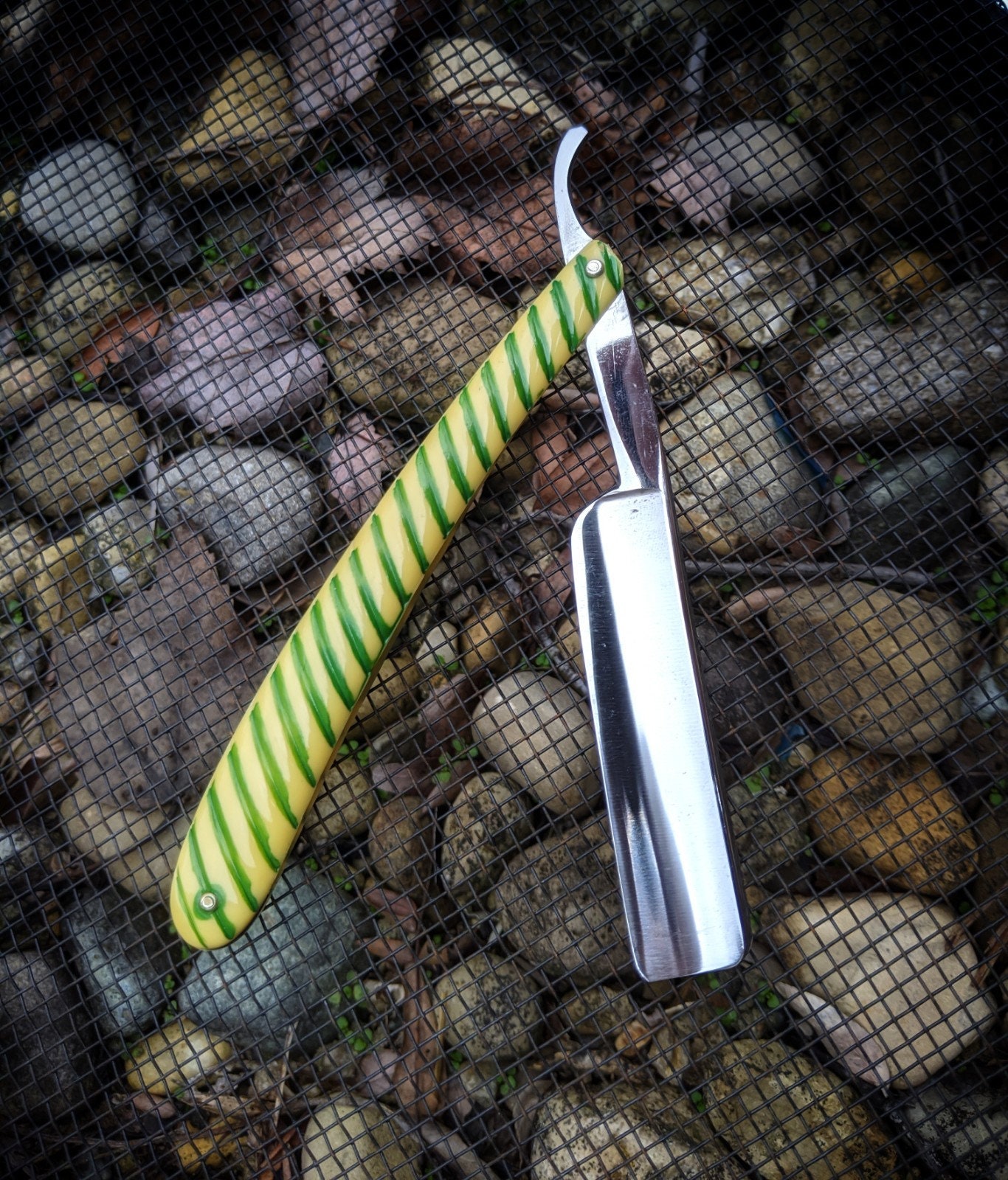 RARE Dorko Solingen naked lady straight razor Fancy scales Shave ready
