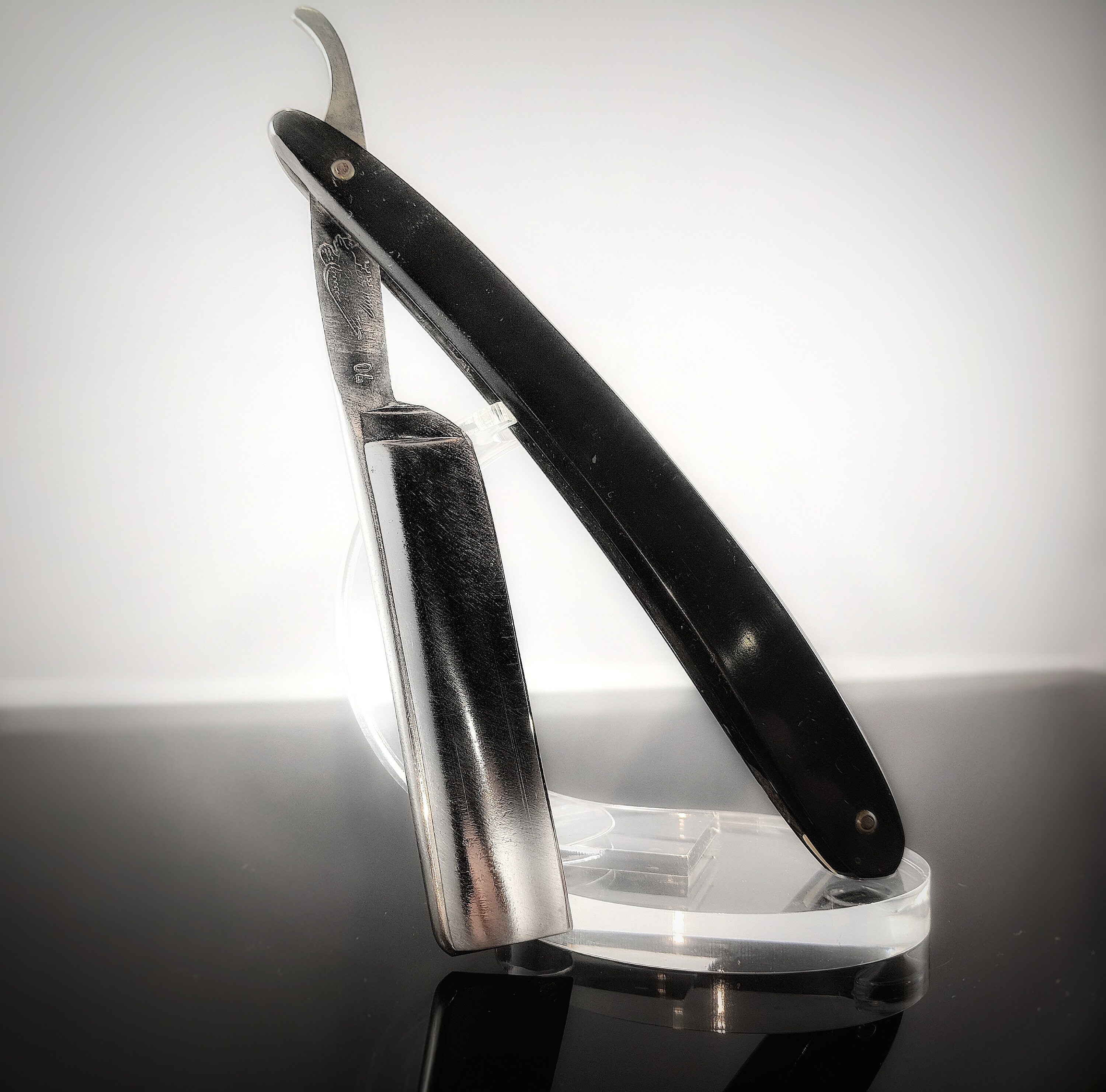 rare Straight Razor 6/8” Square Point Best Silver Steel 70 Eagle Shave ...