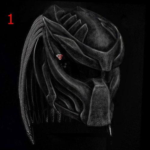 Predator Motorcycle Helmet Custom Full White Gloss dot & Ece - Etsy