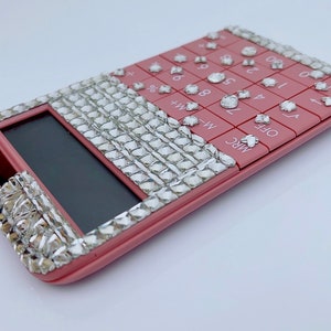 Blingustyle Crystals Pink 12 Digits Calculator for Home and Office or ...