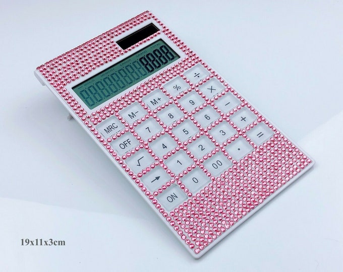 Glitter Calculator, your Choice of Color, Pink Calculator, Hand Held ...