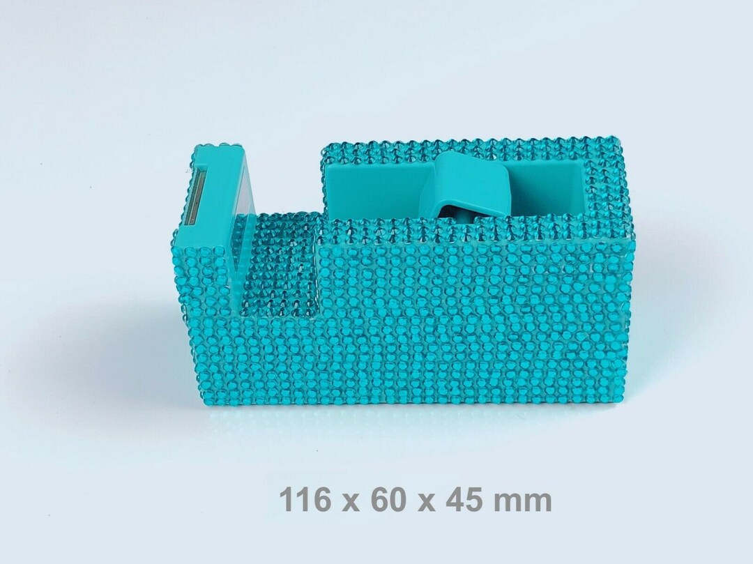 Blingustyle Unique Design Crystal Tape Dispenser Turquoise for - Etsy