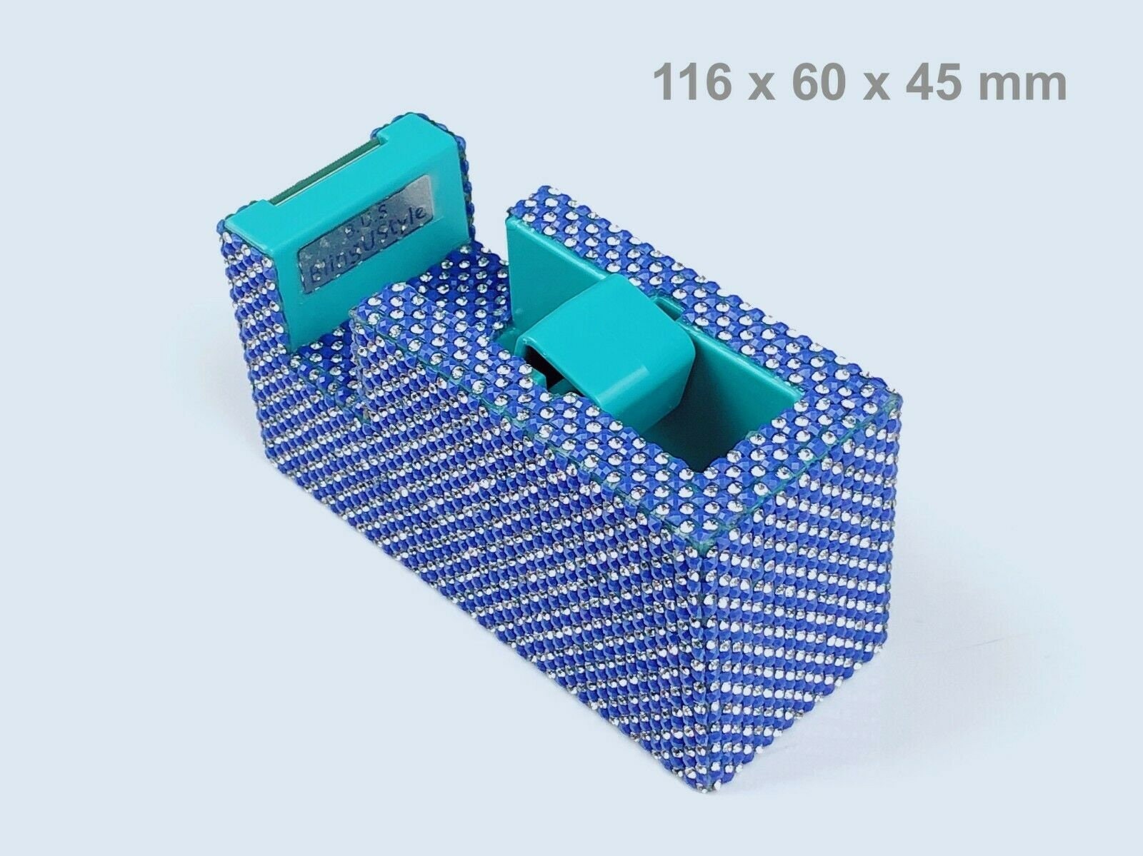 Blingustyle Unique Design Crystal Tape Dispenser Blue/s for Office and ...