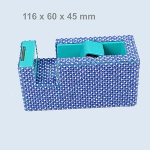 Blingustyle Unique Design Crystal Tape Dispenser Blue/s for Office and ...