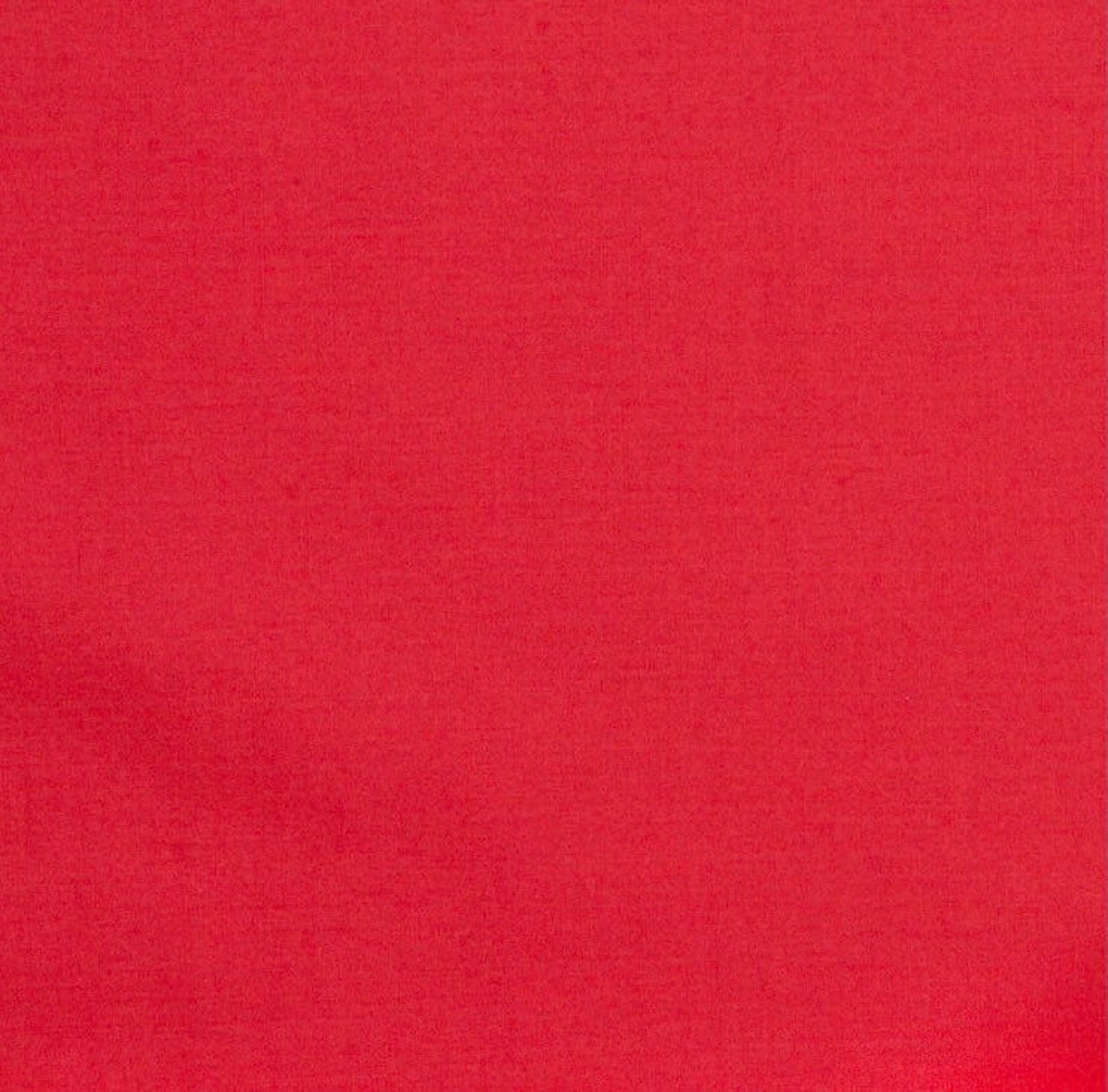Red Cotton Solid Fabric Fabric by the Yard Red Cotton - Etsy
