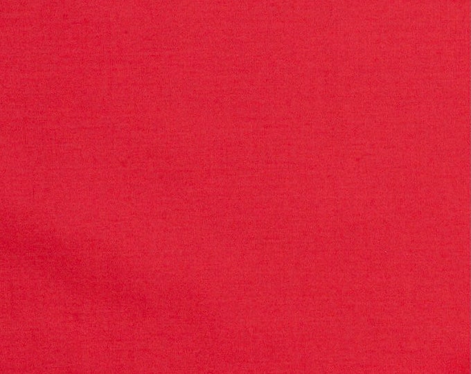 Red Cotton Solid Fabric Fabric by the Yard Red Cotton | Etsy