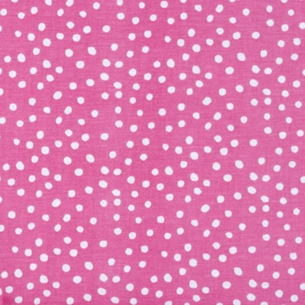 Hot Pink Polka Dot Fabric - Etsy