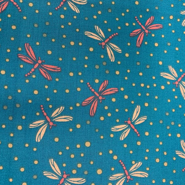 Dragonfly Fabric - Etsy