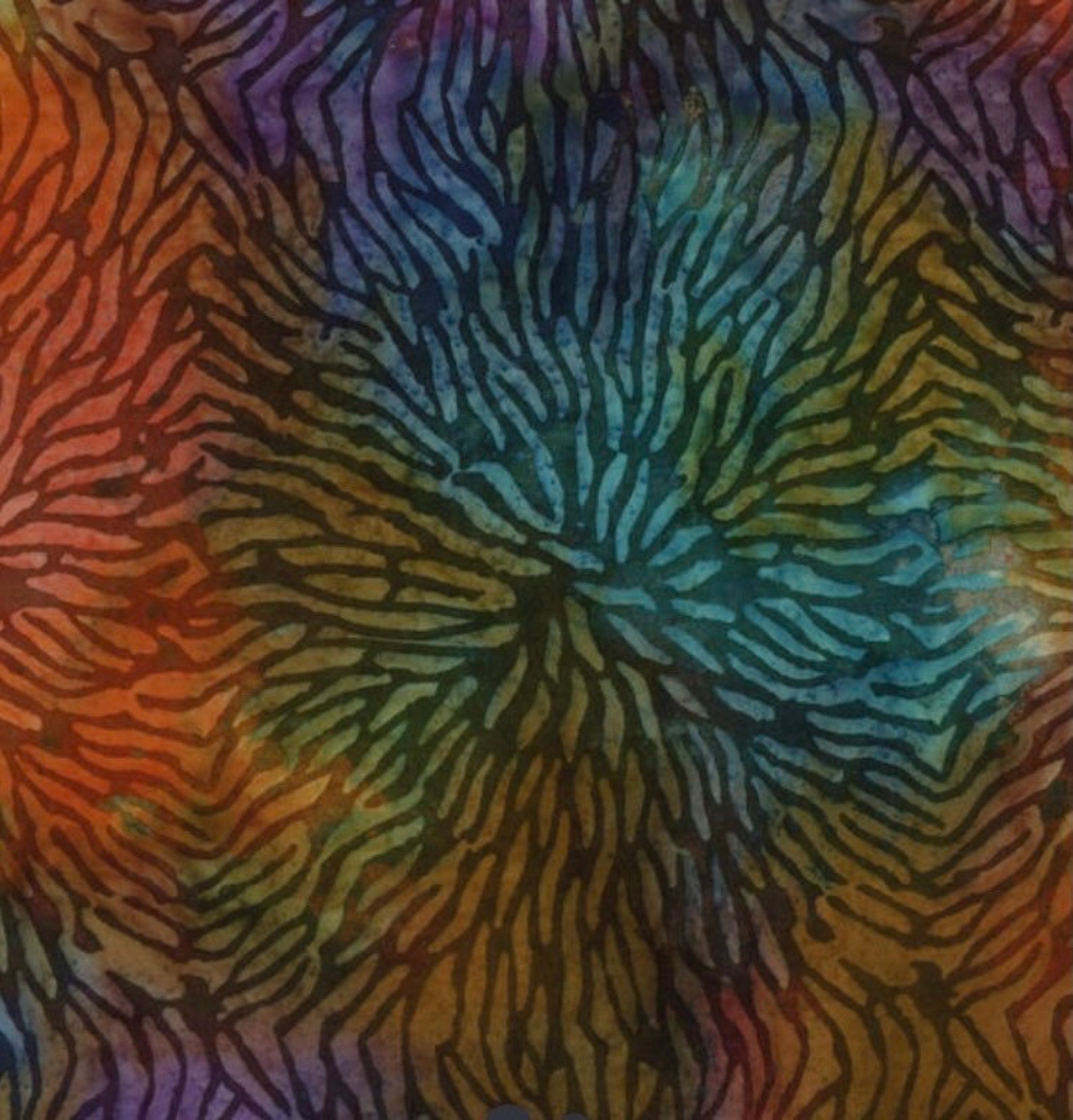 Colorful Batik Fabric Tiger Stripes Batik Cotton Fabric - Etsy