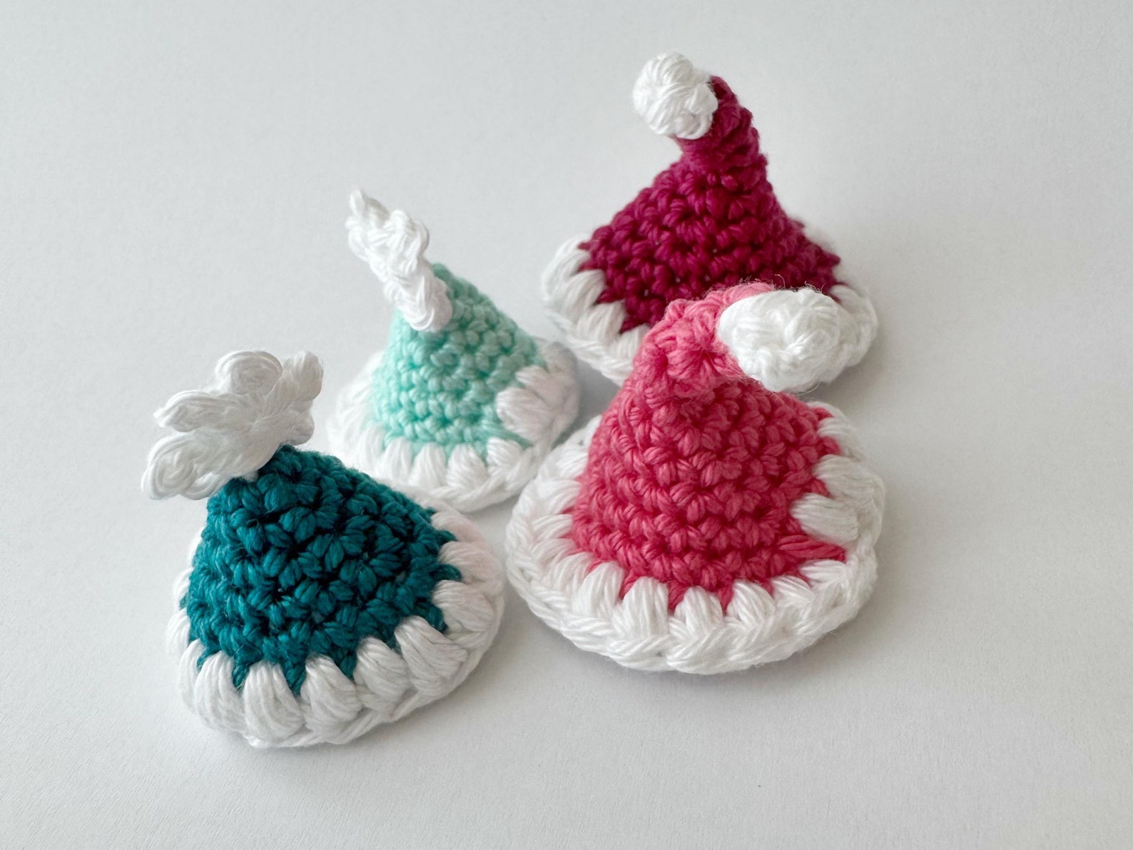 Crochet Santa Hat Pattern, Crochet Christmas Hat, Santa Hat Amigurumi ...