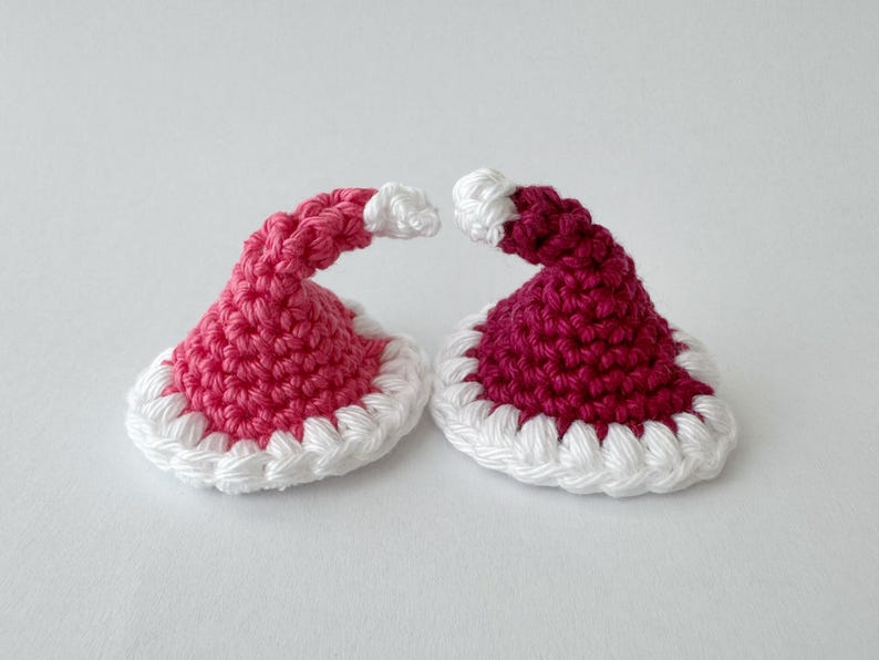 Crochet Santa Hat Pattern, Crochet Christmas Hat, Santa Hat Amigurumi ...