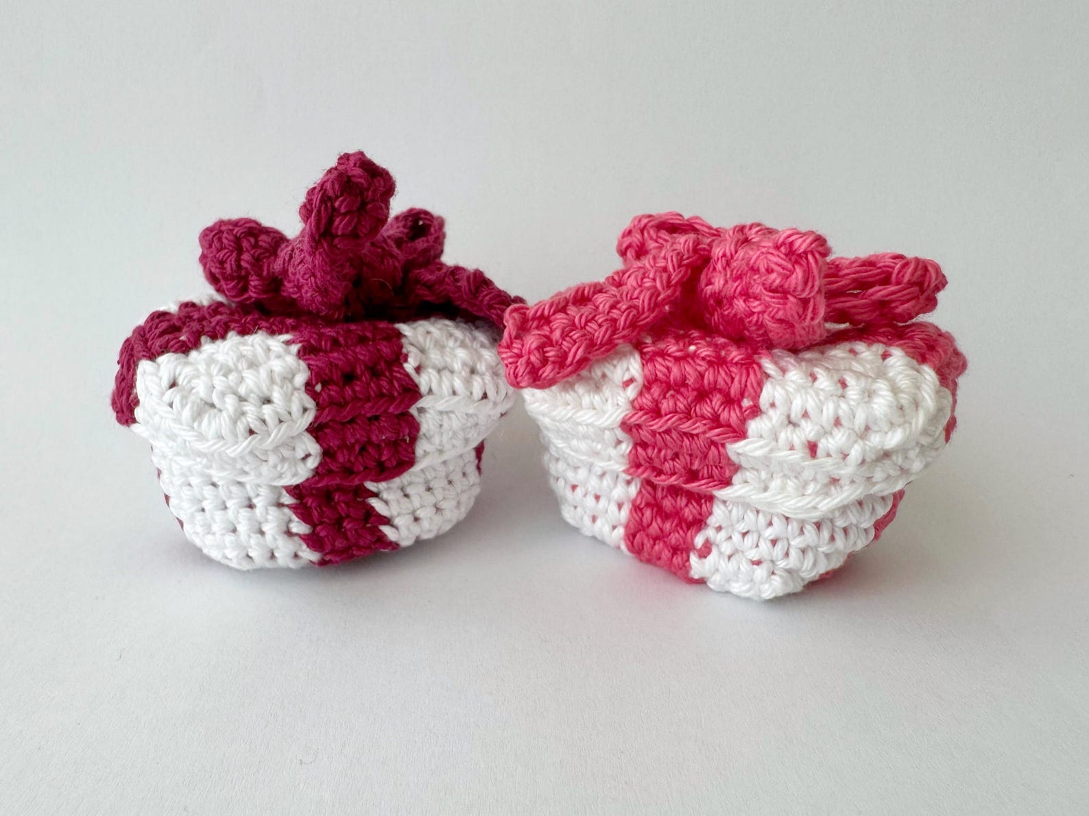 Mini Gift Box Crochet, Mini Christmas Present Crochet Pattern, Crochet ...