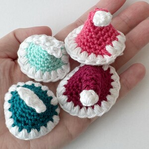 Crochet Santa Hat Pattern, Crochet Christmas Hat, Santa Hat Amigurumi ...