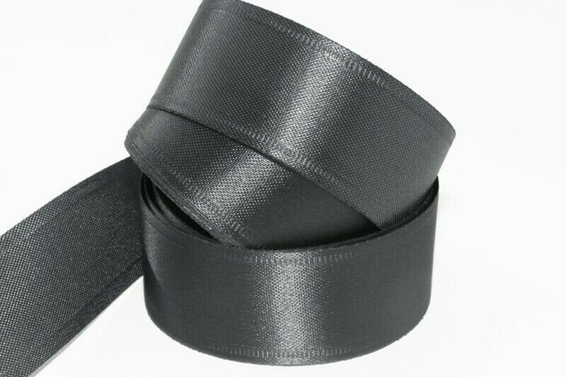Charcoal Dark Grey Satin Ribbon 25mm 1 Wide x 2 Metre | Etsy