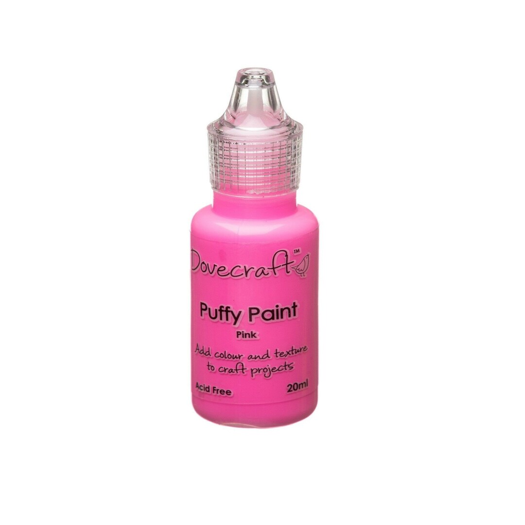 Dovecraft - Puffy Paint - 3D - Easy Application - 20ml - Pink - Etsy