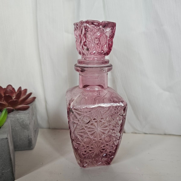 Pink Glass Bottles - Etsy