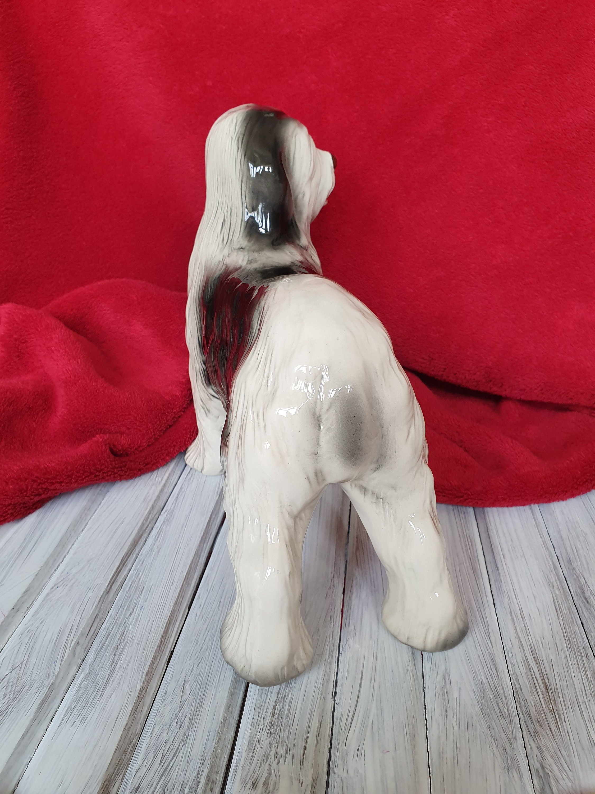 Ceramic Melba Ware Bearded Collie Figurine Vintage Etsy