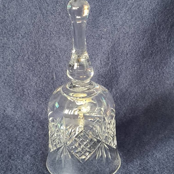 Cut Glass Bell - Etsy