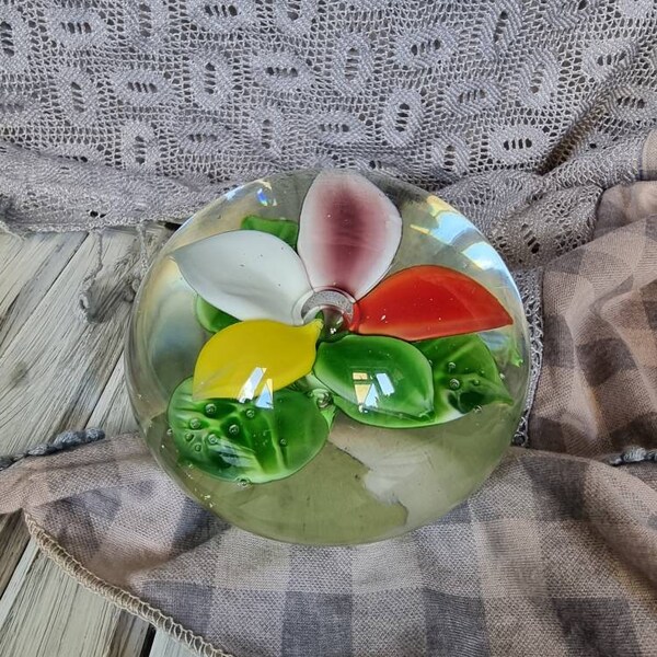 Flower Paperweight - Etsy