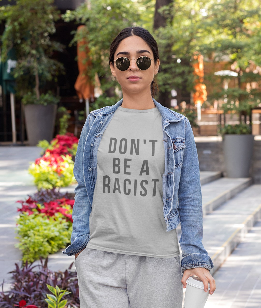 Dont Be Racist Shirt Woman, Dont Be a Racist Shirt, Dont Be Racist ...