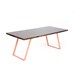 Solid Wood Dining Table HIPSTER Large Dining Room Table Metal - Etsy
