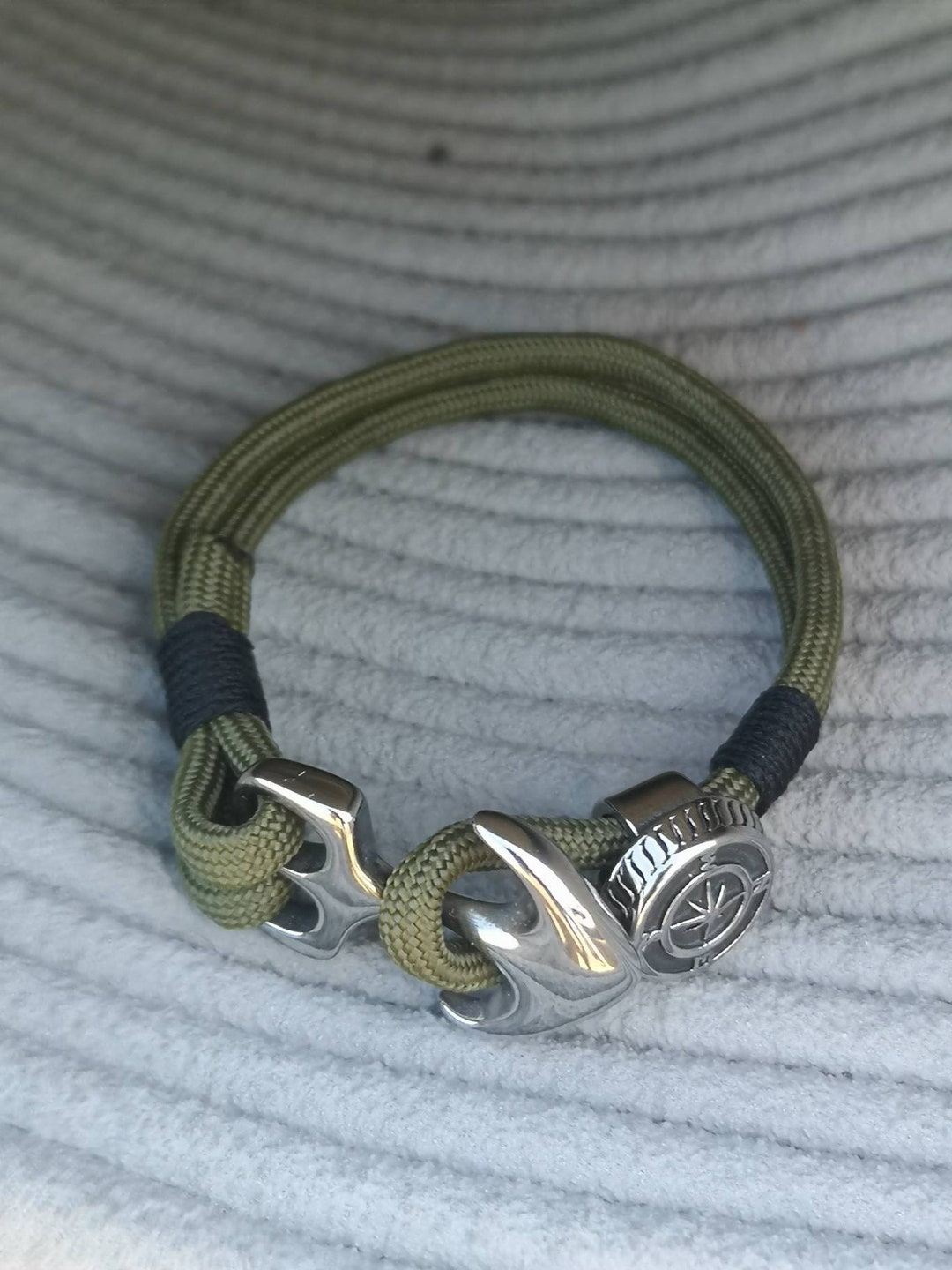 Military Bracelet Paracord Bracelet, Large Size Bracelet, Men's ...