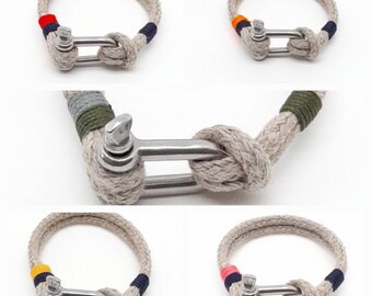 Hemp Rope Bracelet - Etsy