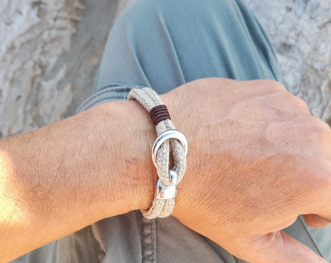 Hemp Rope Bracelet - Etsy