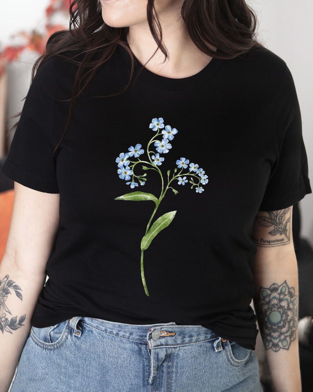 Forget Me Not Shirt-thinking of You T Shirt Gift. Never Forget - Etsy UK