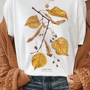 Fall Nature T Shirt Fall Linden Shirt Unisex Fall Shirt T Shirts for ...