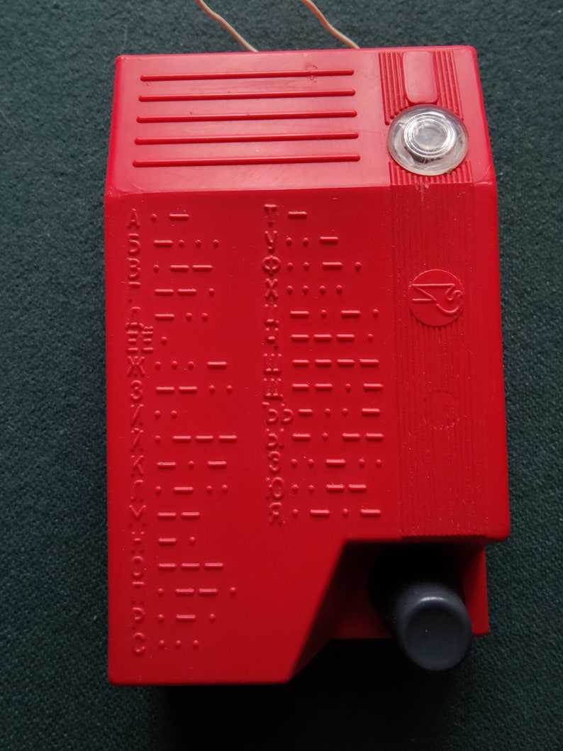 Morse Code.vintage Original Soviet Toy. Morze Telegraph. Soviet ...