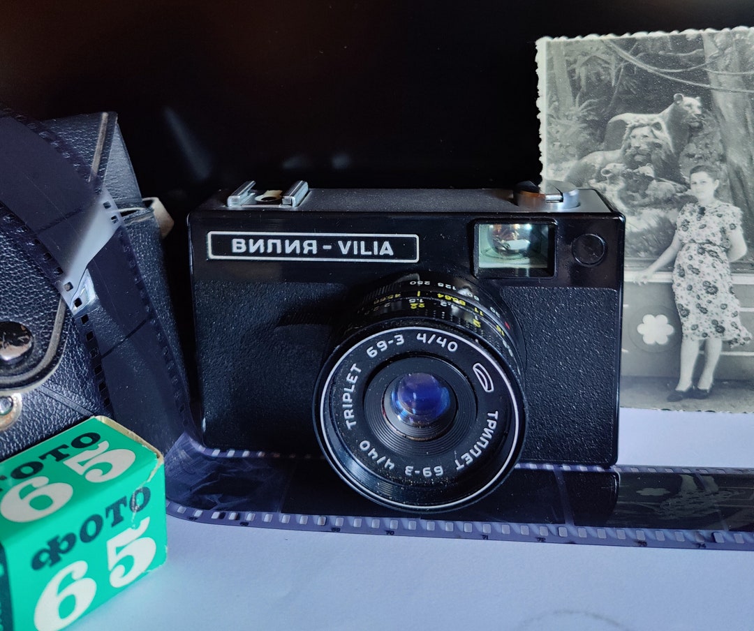 Vintage Camera "vilia" - Soviet Scale Small-format Camera. Issue 1974 ...
