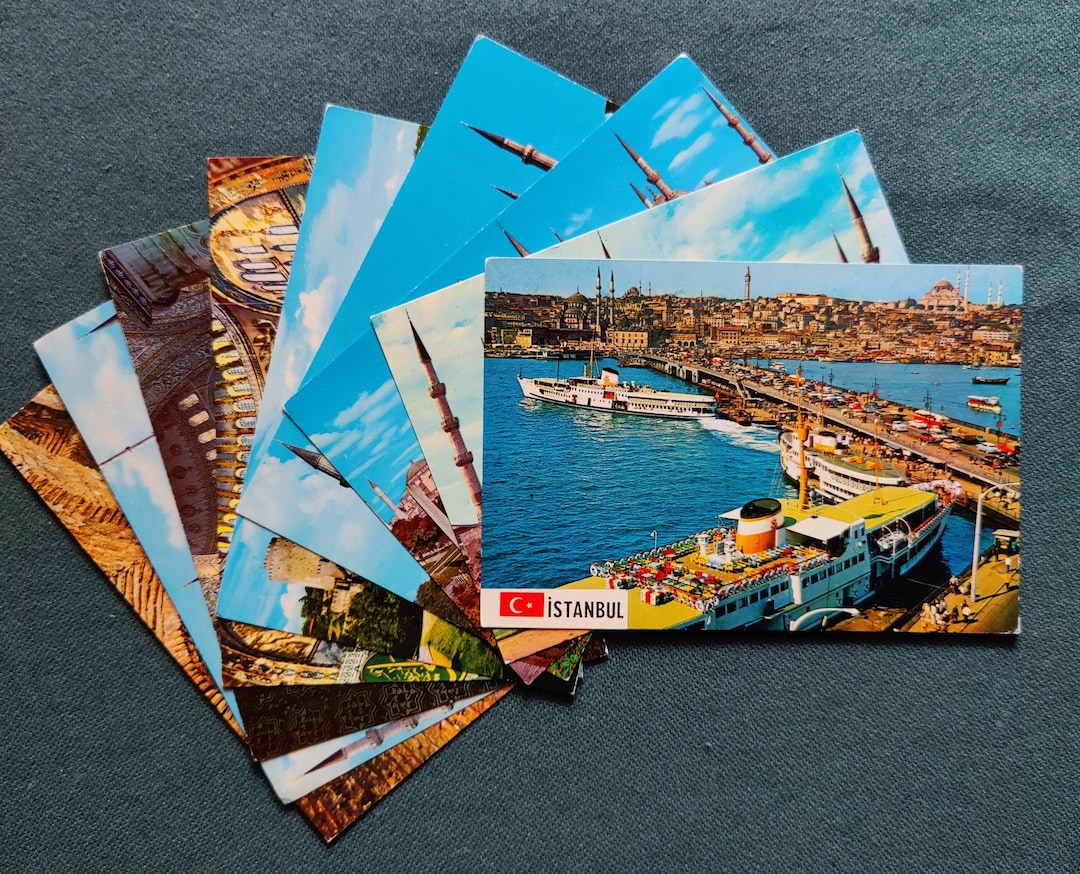 Turkey Istanbul .set of 9 Postcards With Views of Istanbul. Vintage ...