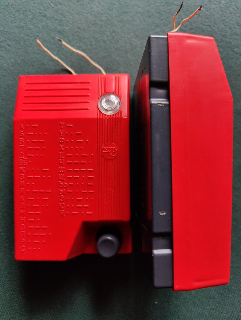 Morse Code.vintage Original Soviet Toy. Morze Telegraph. Soviet ...