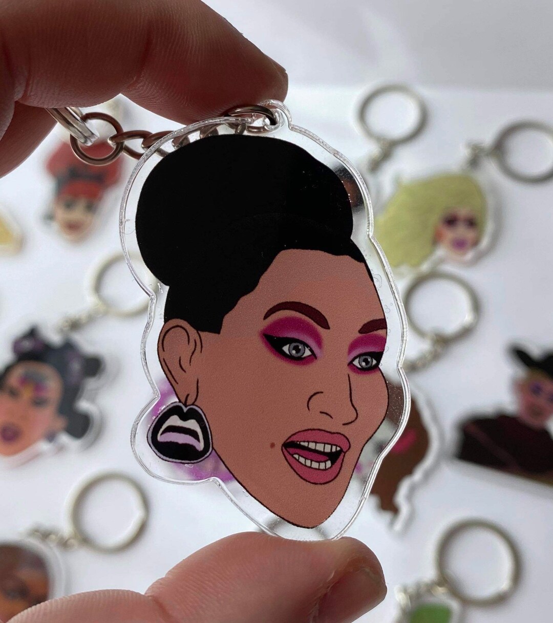 Michelle Visage Keychain, Double Sided Acrylic Keychain, Keyring ...