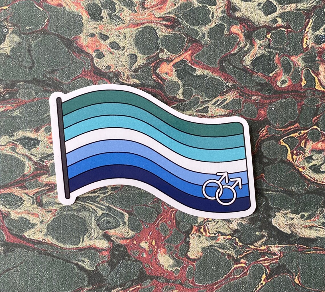 MLM Pride Flag Sticker Die Cut Vinyl Sticker LGBT LGBTQIA - Etsy Australia