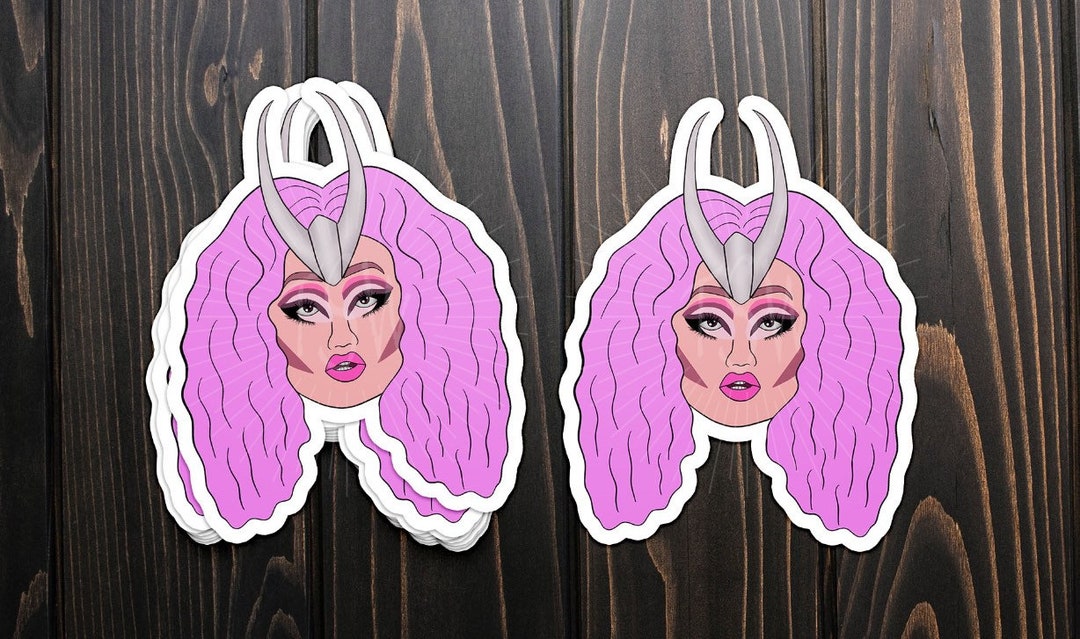Kim Chi Vinyl Sticker, Rupauls Drag Race, Rupaul, Art, LGBT, Drag Queen ...