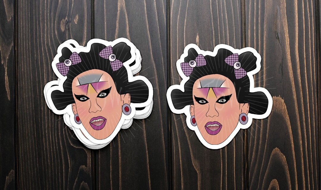 Katya as Bjork Vinyl Sticker, Rupauls Drag Race, Rupaul, Art, LGBT ...