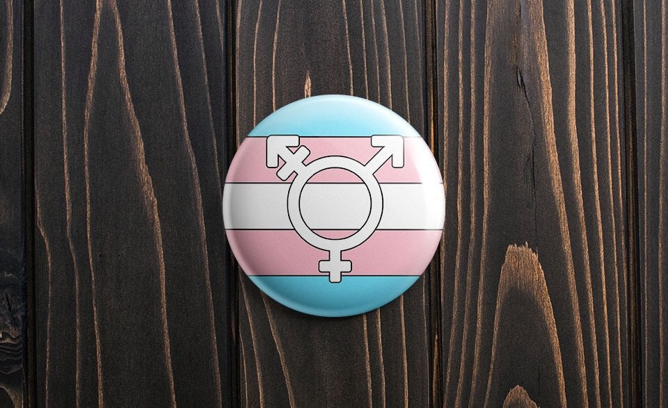 Transgender Flag Pin Badge Lgbt LGBTQIA Pride Gay Pride - Etsy Australia