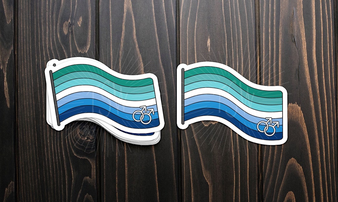 MLM Pride Flag Sticker, Die Cut Vinyl Sticker, LGBT, LGBTQIA+, Pride ...