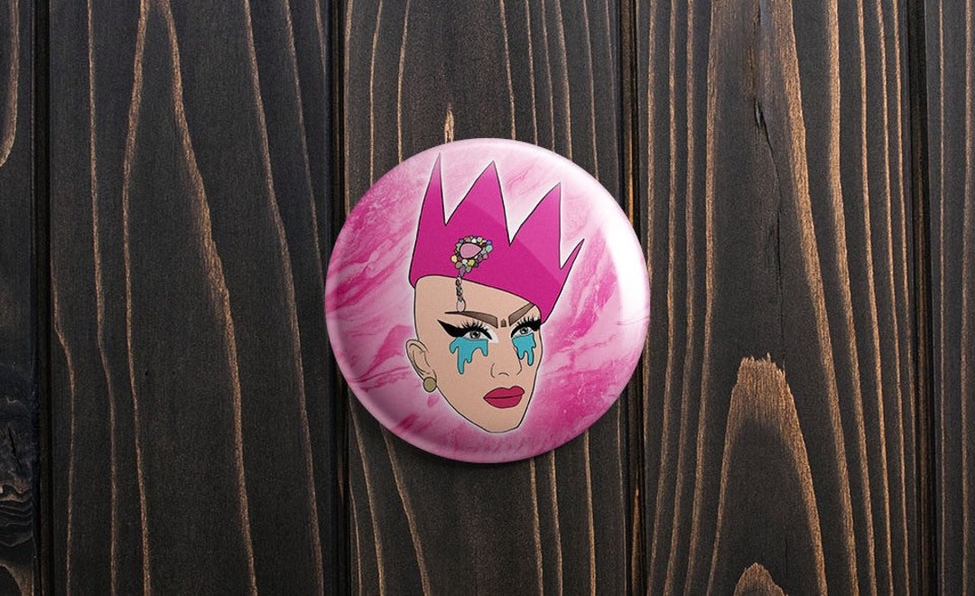 Sasha Velour Rupauls Drag Race U.K. 38MM Button Pin Badge, LGBT, Drag ...