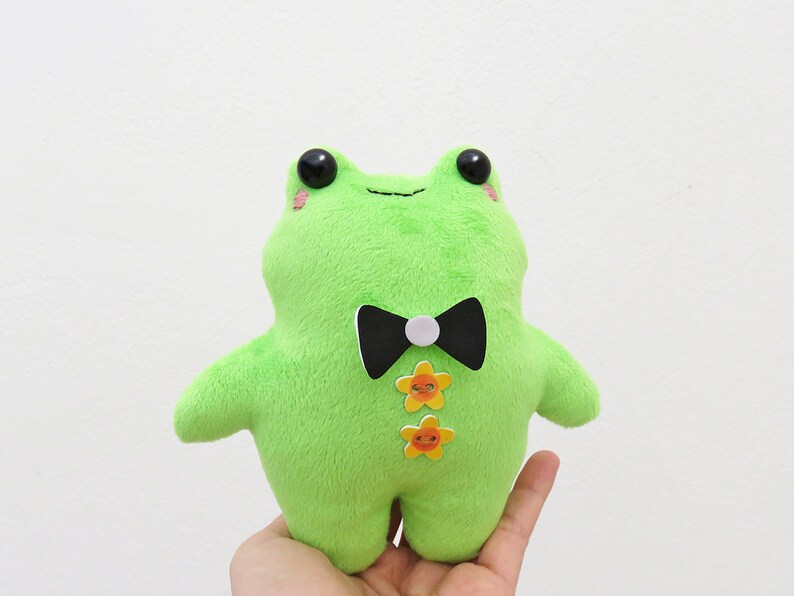 Frog Plush Pattern Cute Plushie Sewing Pattern Stuffed Animal Toy ...
